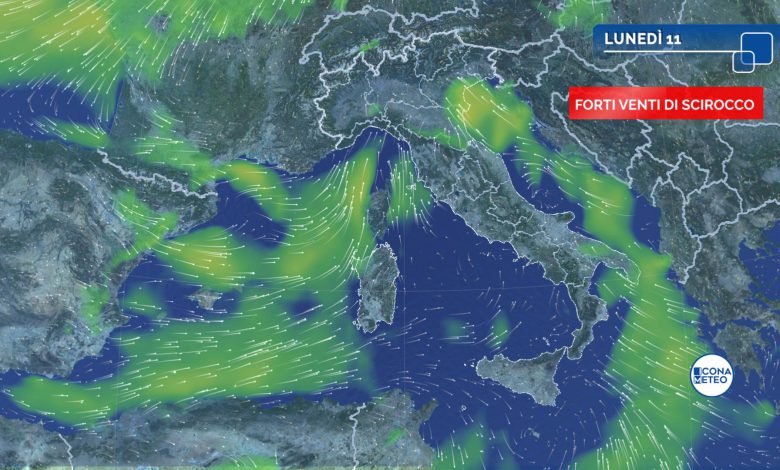 Prima parte di settimana con FORTI PIOGGE al Centro-Nord - Icona Meteo