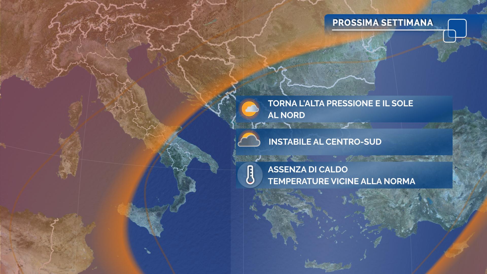 Forti temporali in arrivo, attenzione anche al rischio grandine - Icona Meteo