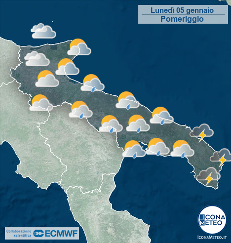 Meteo Puglia Martedì 30 – IconaMeteo.it